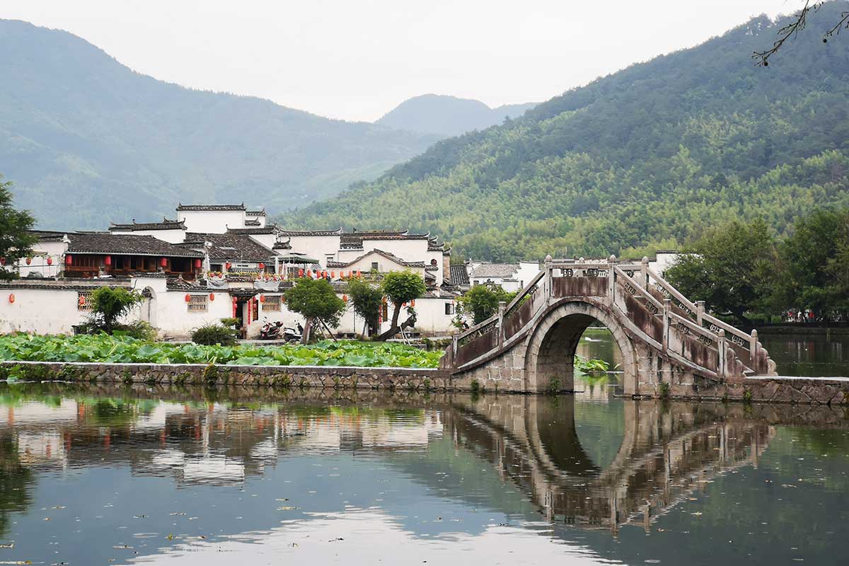 Village de Hongcun - province de l'Anhui en Chine - China Roads